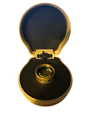 Maxlight standard 90D SlIt Lamp Indirect Gold lens ring OI-STD/GD | eBay