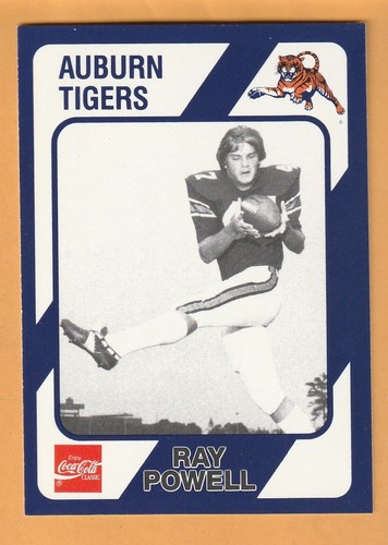 Ray Powell Auburn Tigers 1989 Card #559 Birmingham Alabama Homewood ...