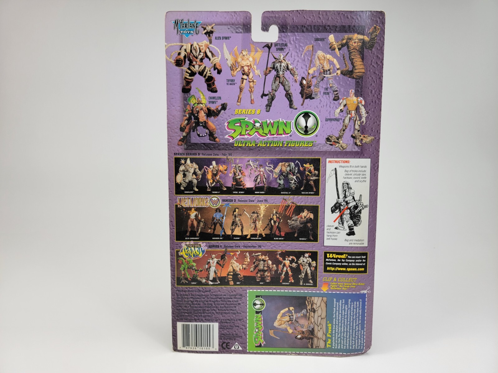 The Freak NEW SEALED Spawn Ultra Action Figure 1996 McFarlane Toys Series 6 | eBay