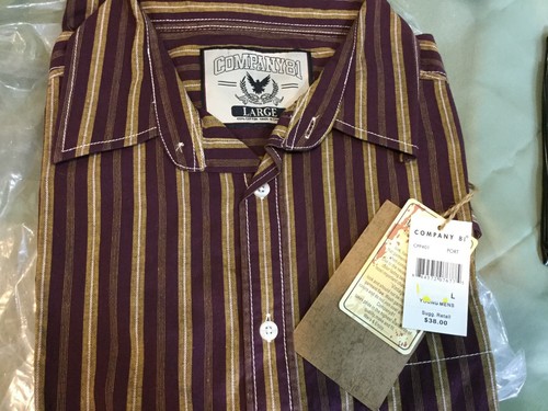 Company 81 Men's Button Up Long Sleeve Shirt Size Large $38.00 tag Free ...