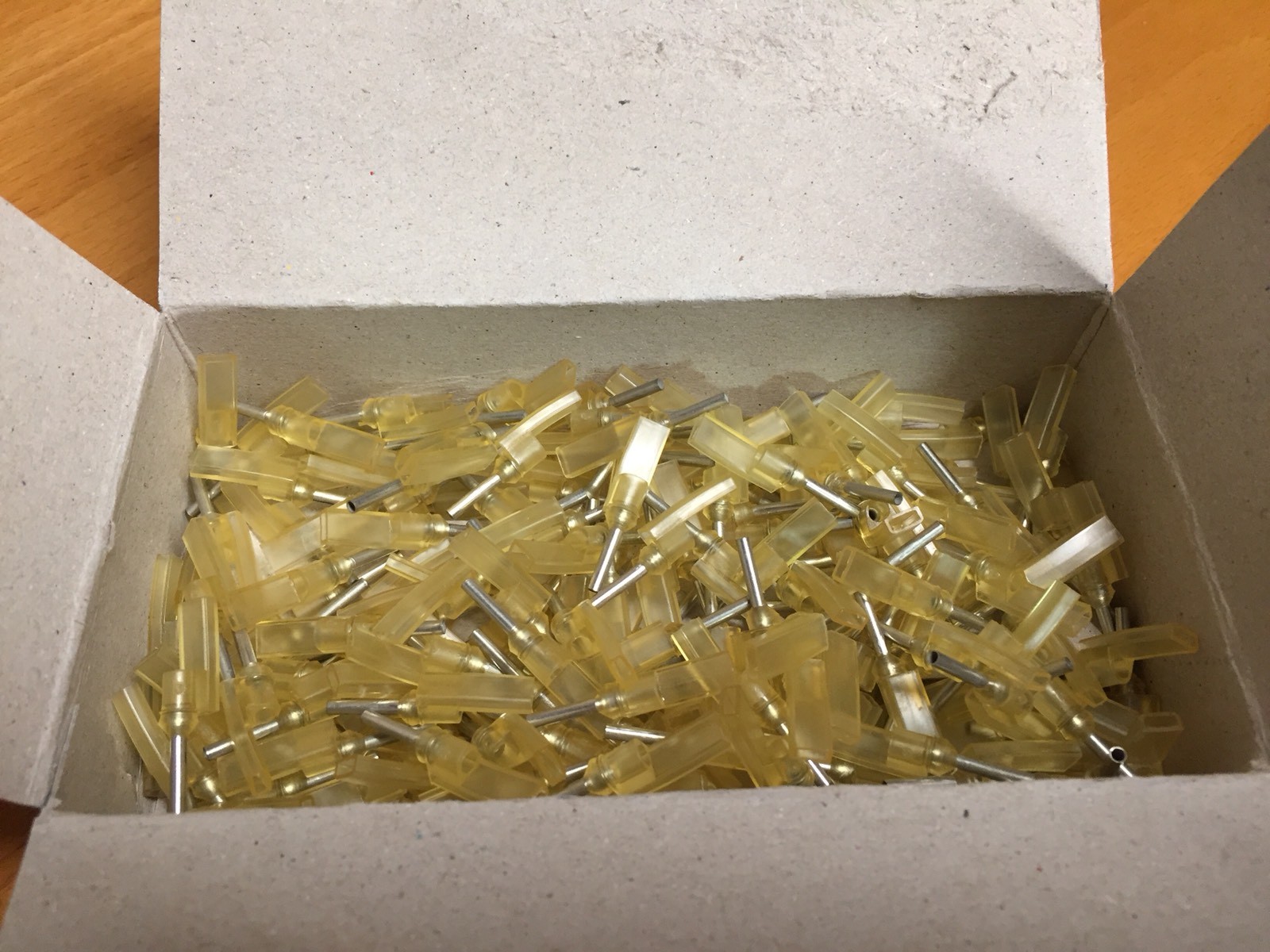 3M 710/10 Grafoplast Yellow Spark Pin Terminal for Cable (200pcs = 1 ...