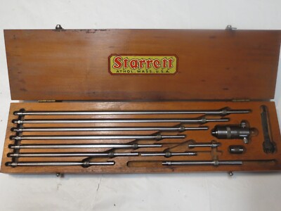Starrett model 124-B, 2"- 12" Inside Micrometer Set - Y115 | eBay