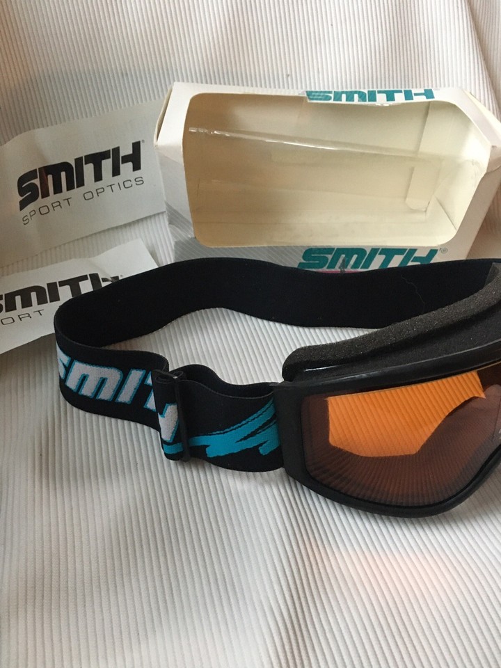 Vintage Smith Fog-X Sundance 1980s Smith-Flex Lens Ski Goggles USA NOS ...