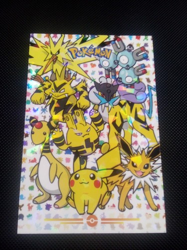 Pokemon 2024 Card Database 2 Holo Pikachu Jolteon Zapdos Raikou Peru US ...