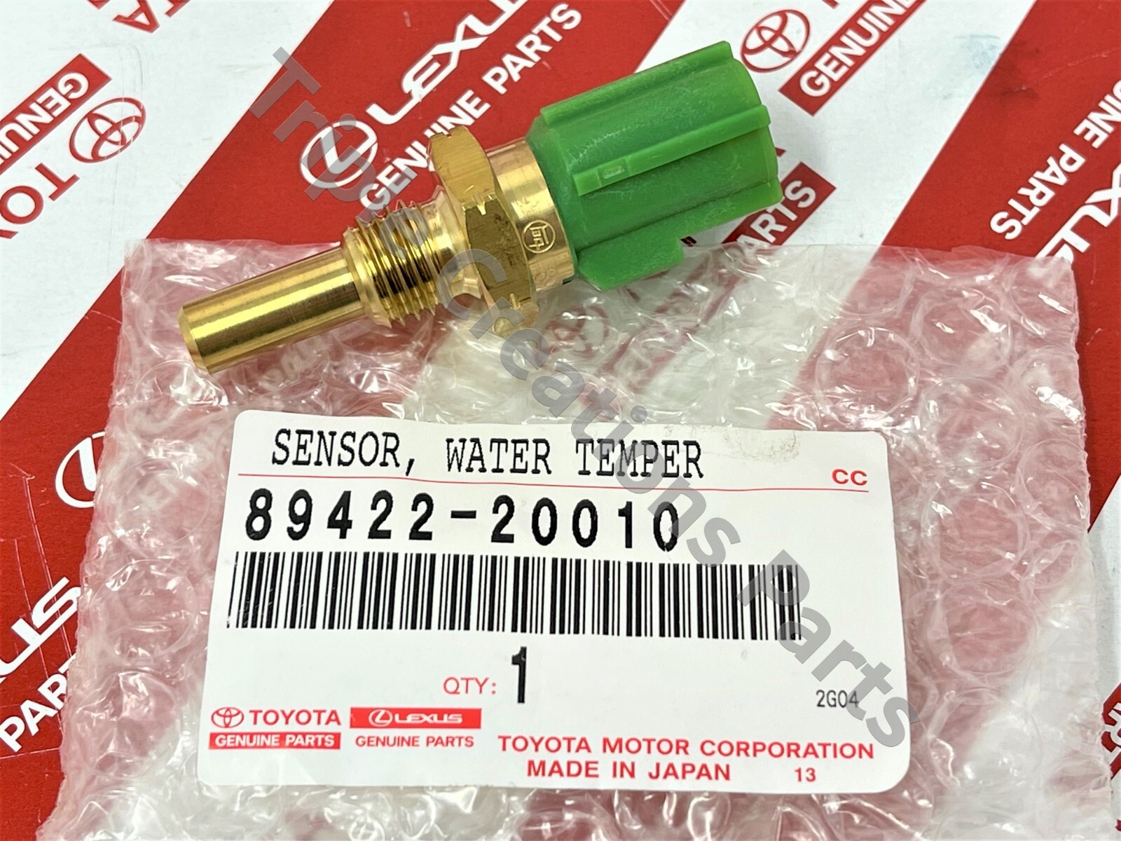 89422-20010 Genuine Toyota Sensor Water Temperature (For E.F.I ...