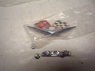 1963 1964 CHEVY 409 AIR CLEANER FLAGS AND 409 EMBLEM 2X4 NEW | eBay