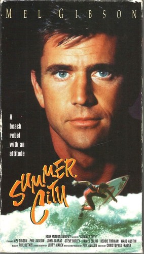 Summer City VHS 1993 Mel Gibson Phil Avalon John Jarrat Australian Surf ...