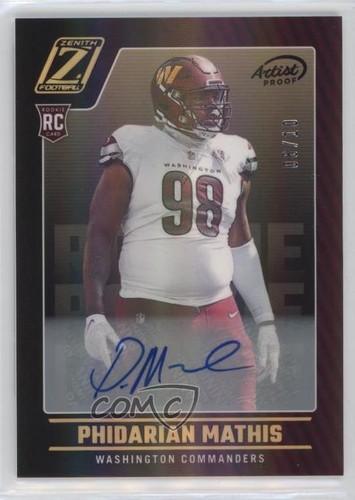 2022 Panini Zenith - Rookies Artist Proof Gold Autographs #159 ...