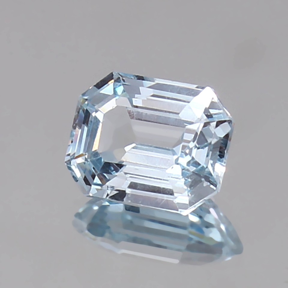 AAA Wonderfull Natural Brazilian Aquamarine Loose Radiant Cut Gemstone ...