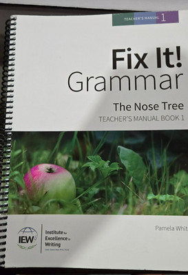 Nose Tree 3rd Edition Fix It Grammar IEW Teacher | eBay