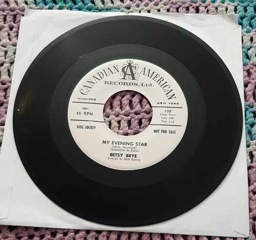 Betsy Brye WLP promo 45 Sweetheart of All My Dreams / My Evening Star ...