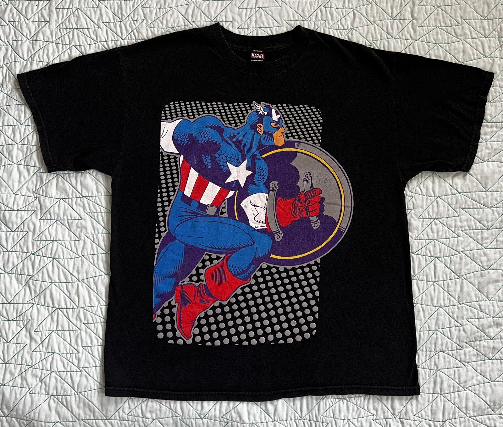 Vintage Marvel Mad Engine Classic Captain America Men… - Gem