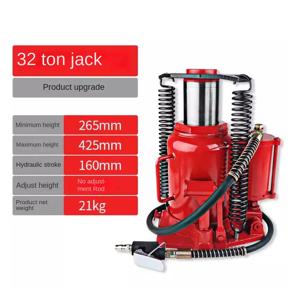 Vertical Jack 20 Tons 32 Tons 50 Tons Hydraulic Horizontal Air Pressure ...