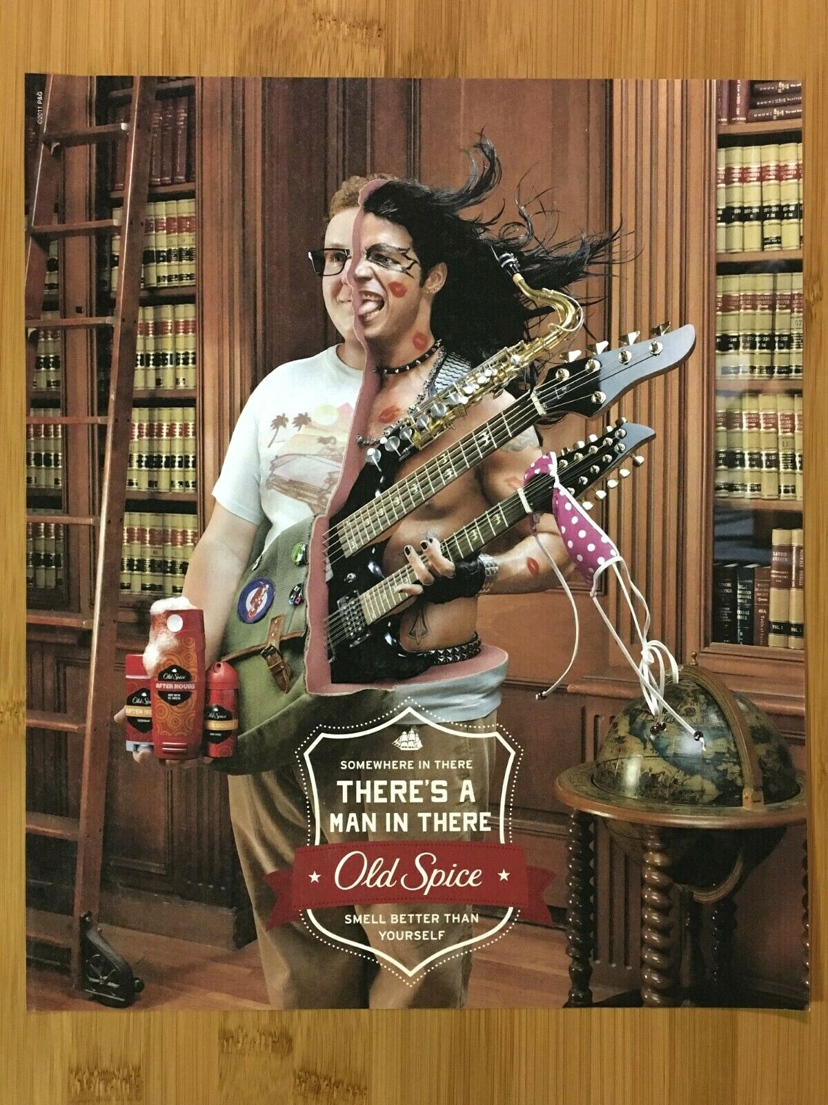 2010 Old Spice Deodorant/Body Wash/Spray Print Ad/Poster Official Art ...