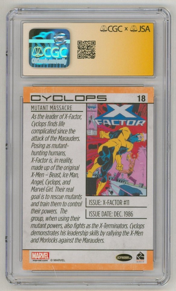 CGC SS 8 Marvel Universe 2014 DUAL SIGNED X-Men Art Card Walt & Louise ...