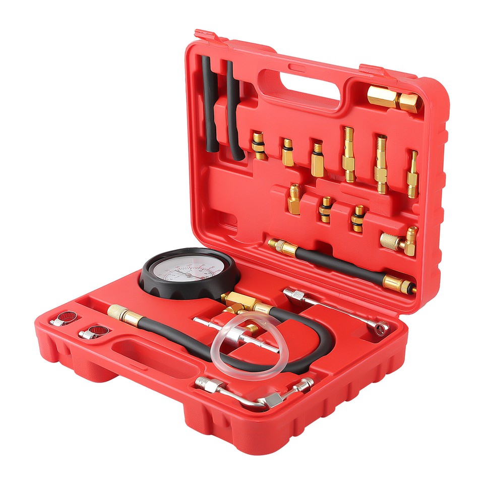 Fuel Injection Pump Pressure Tester Injector Pump Pressure Gauge Kit 0 ...