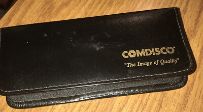 COMDISCO VINTAGE MANICURE SET DPO BONDED LEATHER CASE MADE IN AUSTRIA ...