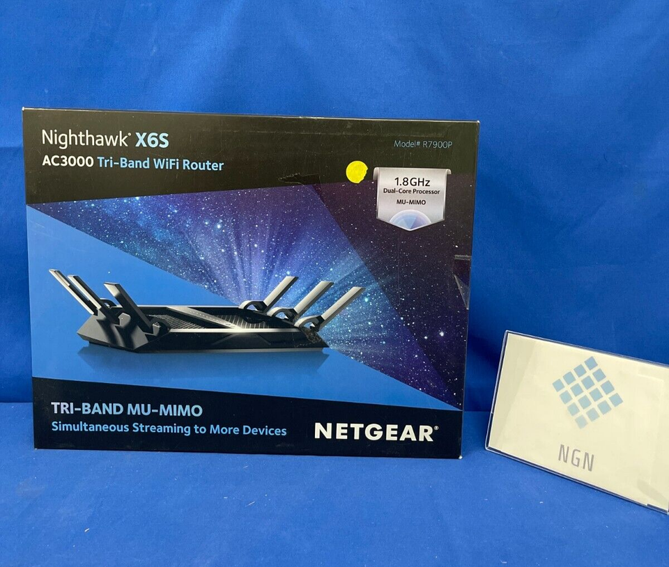 Netgear Nighthawk X6S AC3000 Tri-Band WiFi Router (R7900P-100NAS) | eBay