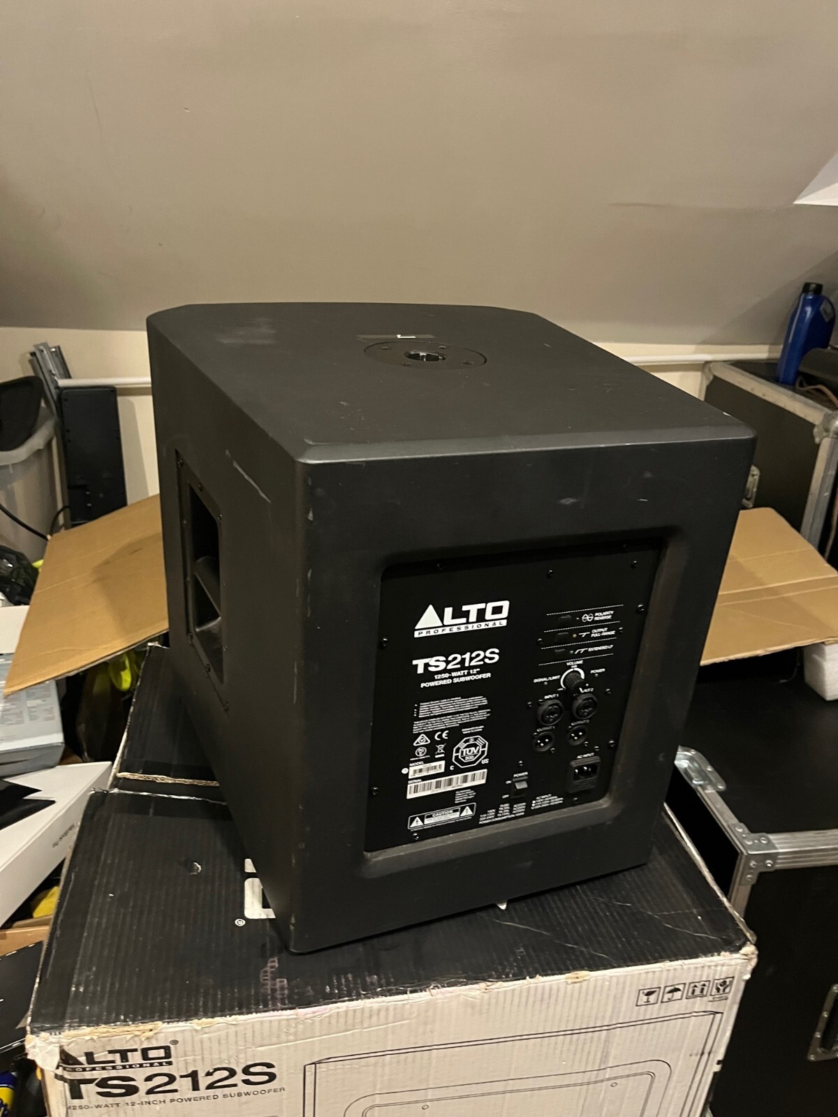 Two Powered Subwoofers Alto TS212S 12" Active DJ Subwoofers In Very ...