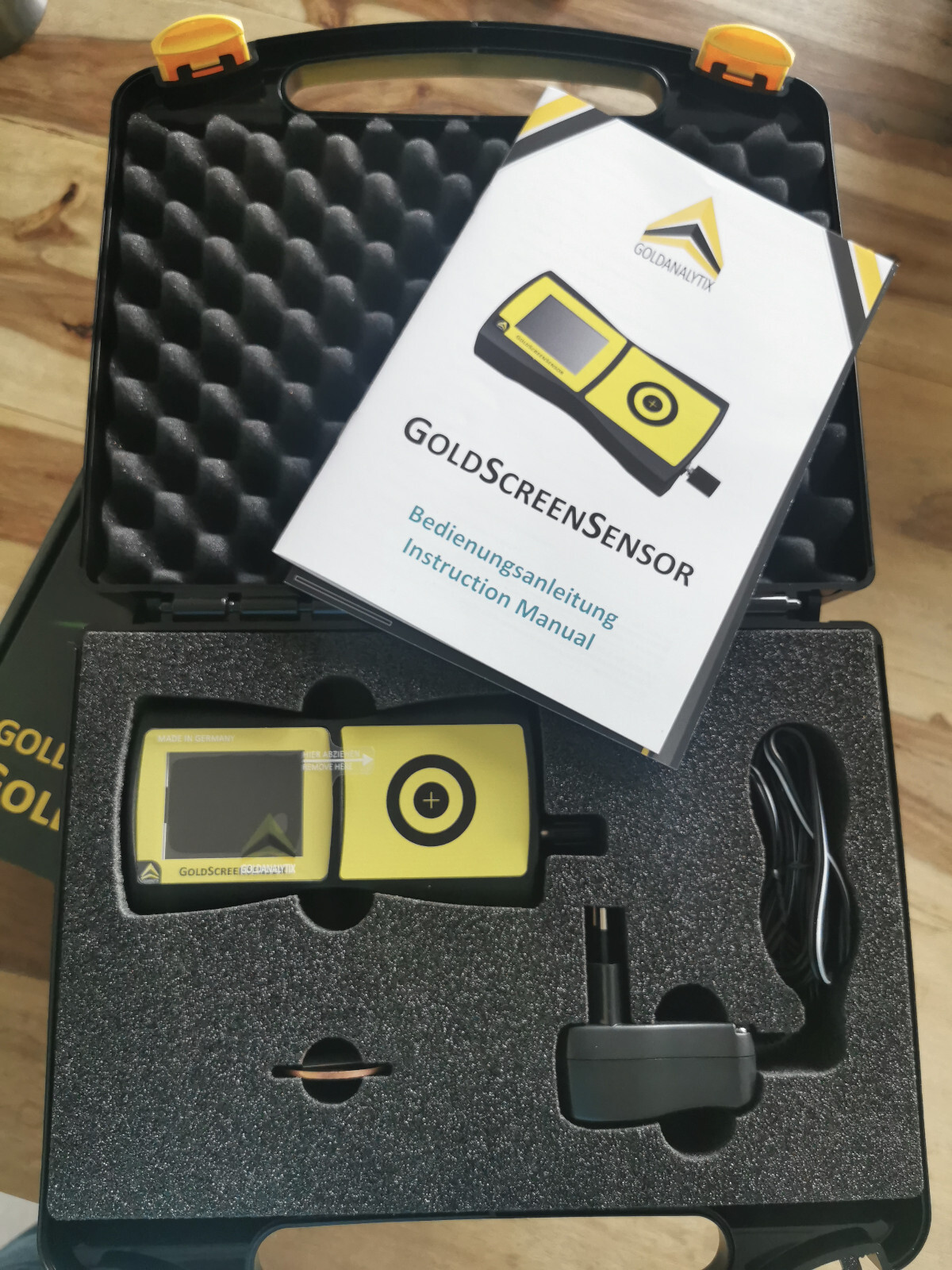 Goldprüfgerät GoldScreenSensor f Münzen u Barren in Gold Silber Platin ...