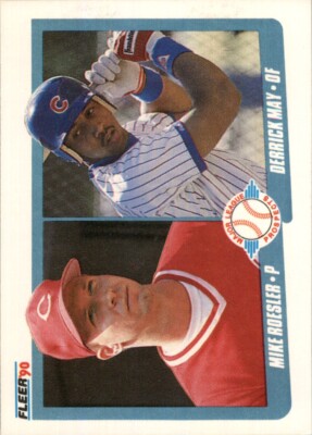 1990 Fleer MLB Mike Roesler/Derrick May #645 | eBay