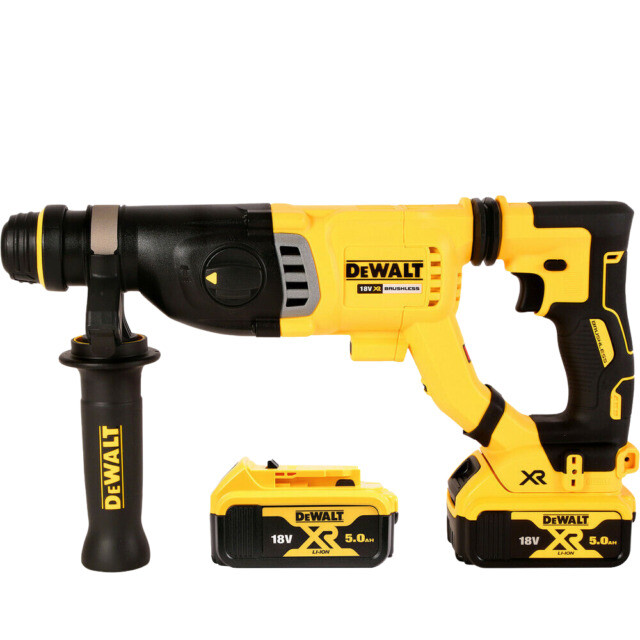 DEWALT DCH263P2-GB 18V Brushless 28mm SDS-Plus Hammer Drill with 2x5 ...