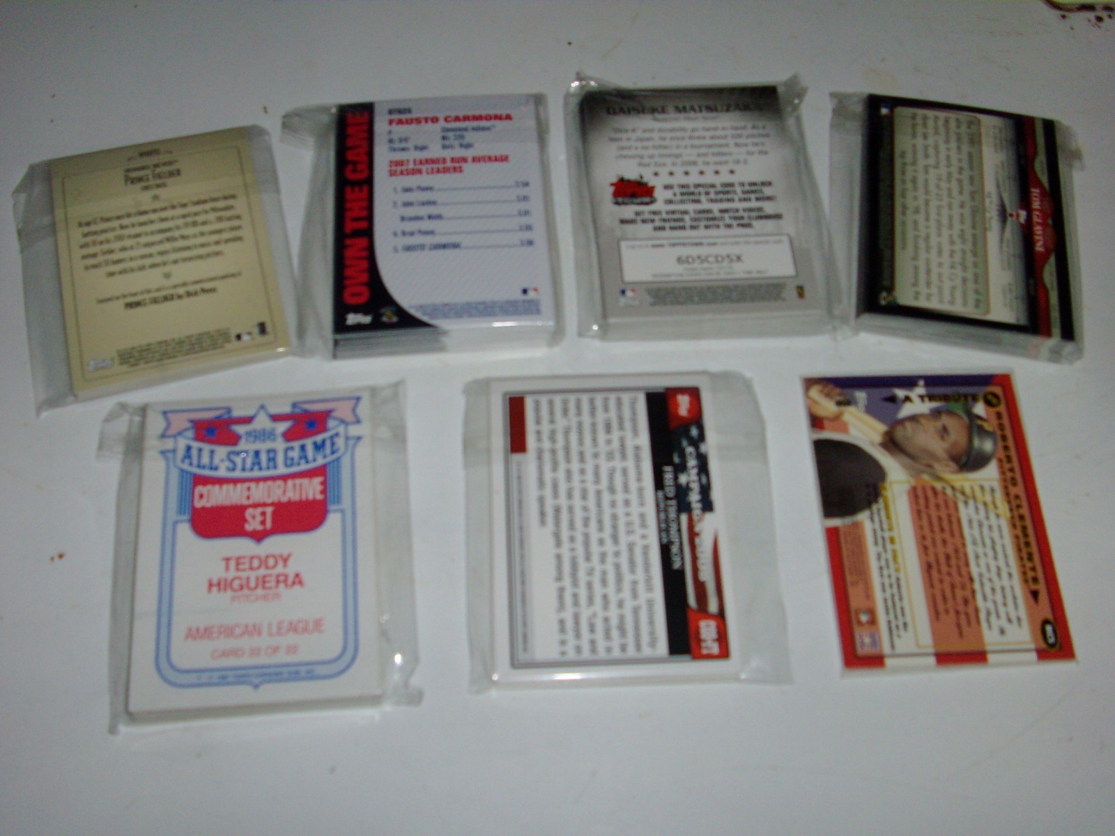 Lot of 13 Different Topps Baseball Insert Sets Complete Various Years ...