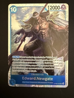 Edward Newgate SR OP08-043 English One Piece Card Game Two Legends ...