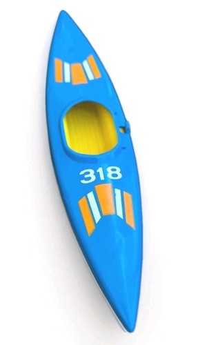 Vtg 1977 Fisher Price adventure people daredevil Kayak Blue Yellow ...