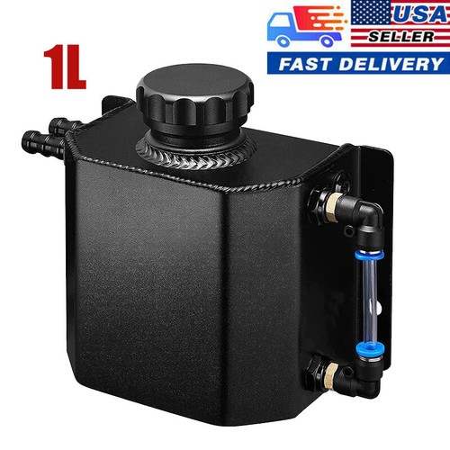 1L Aluminum Radiator Coolant Overflow Bottle Recovery Water Tank ...