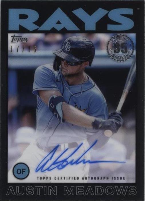 2021 Topps Clearly Authentic Autographs - 1986 Topps Baseball Austin ...