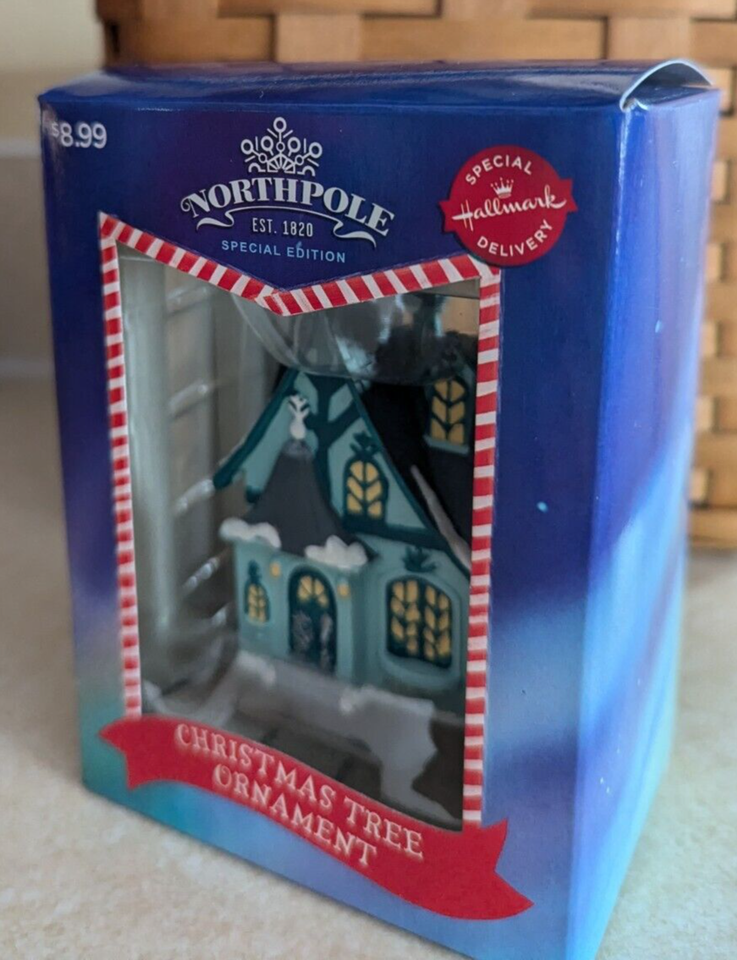Hallmark North Pole Special Edition Christmas Tree Ornament Snowy ...