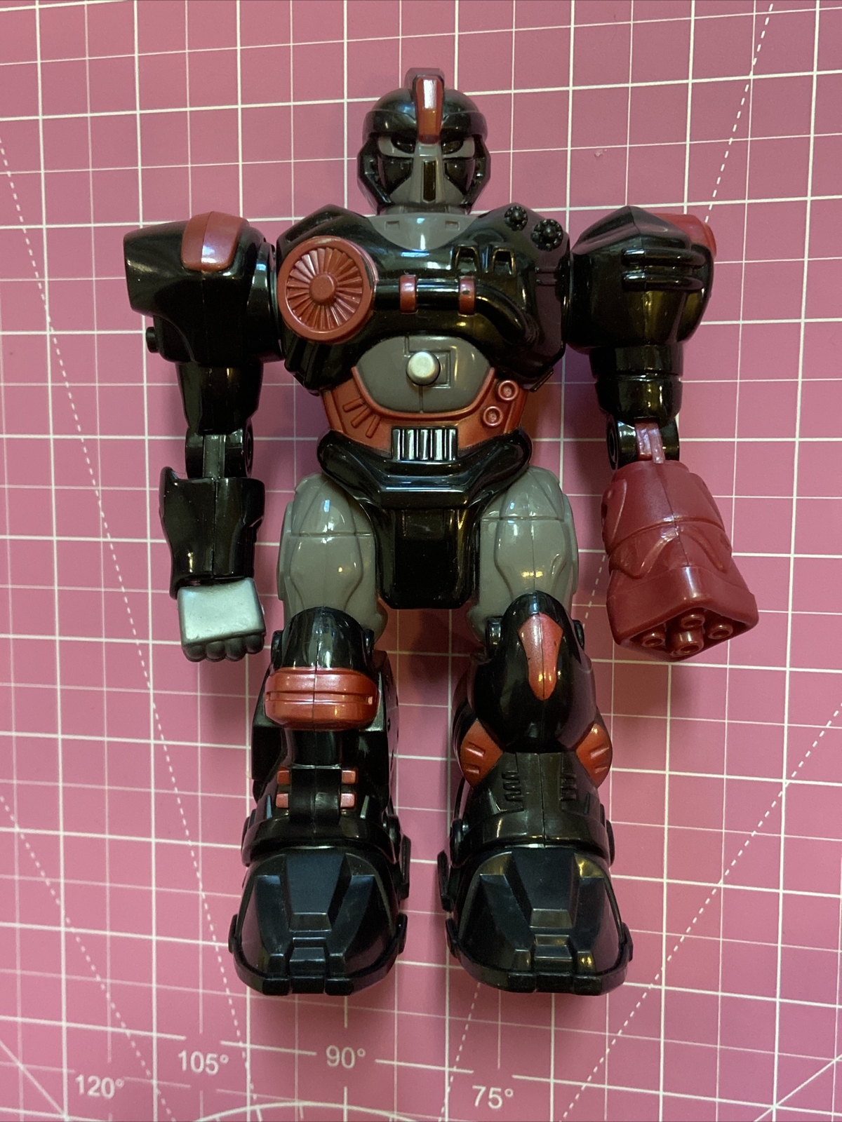 MARS Motorized Attack Robo Squad Cybotronix XSS 7" BLACK Walking Robot ...