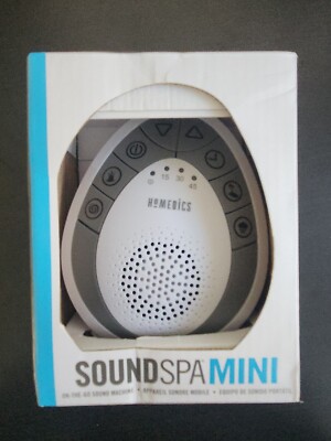 Homedics SoundSpa Mini Portable Sound Machine, 4 Soothing Sounds- FREE ...