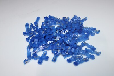 (100) 3M 952 T-TAP Quick Wire Connector Blue 16-14 AWG Gauge Car Audio ...