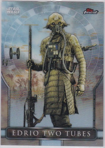 STAR WARS 2018 FINEST ROGUE ONE REFRACTOR INSERT SINGLE RO-12 EDRIO TWO ...