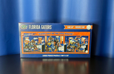 Florida Gators - Game Day in The Dog House Puzzle - 39" X 13" - 1000 ...