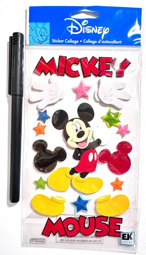 Disney Mickey Mouse Stickers Embellishment Scrapbooking Card | eBay