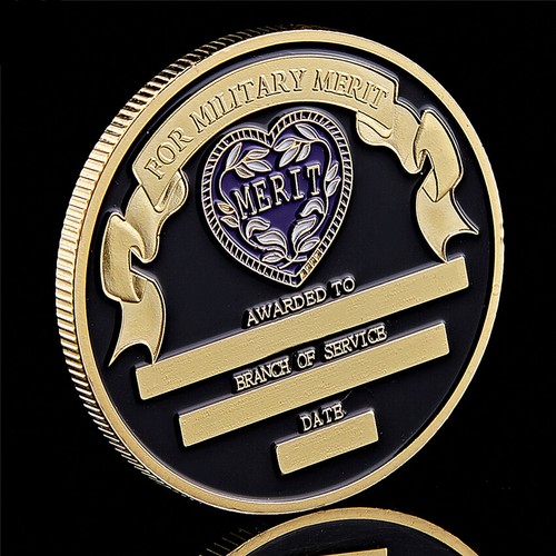 50PCS Purple Heart For The Military Merits Coin Commemorative 1782-1932 ...