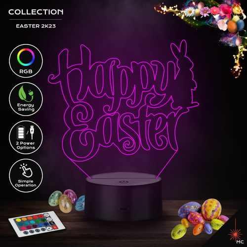 LED Lamp - Happy Easter (Easter) | eBay