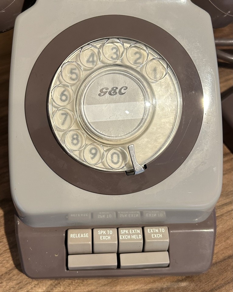 Vintage G&C Rotary Dial Telephone – Retro British Phone | eBay UK