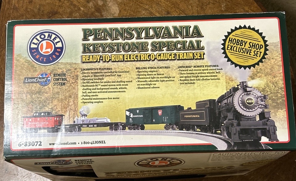 Lionel O Scale Pennsylvania Keystone Special LionChief Set (6-83072) | eBay