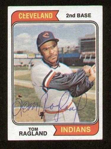 Tom Ragland #441 signed autograph auto 1974 Topps Baseball Trading Card ...