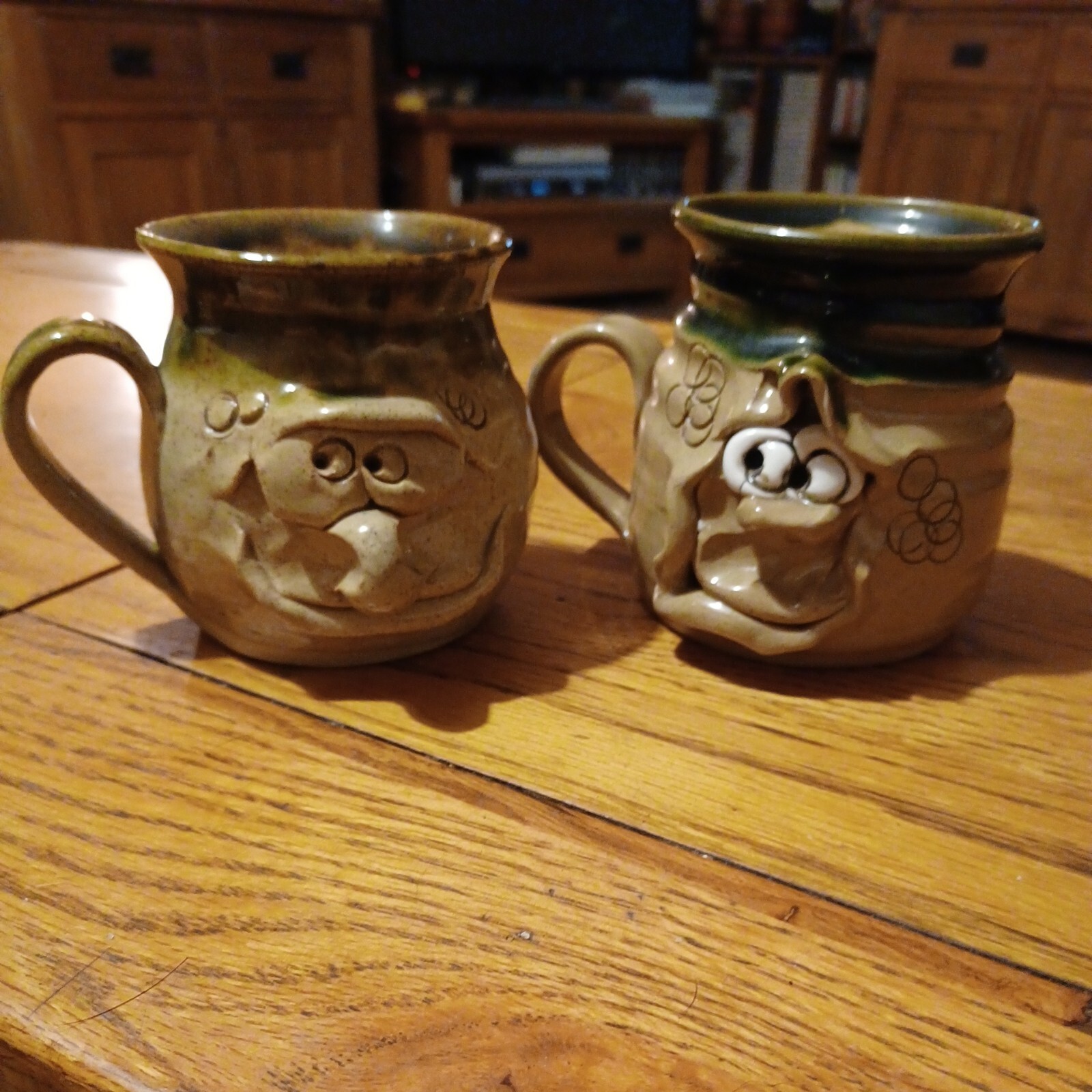 Studio Art Pottery: Pretty Ugly Mugs Handmade In Wales: Funny Face ...
