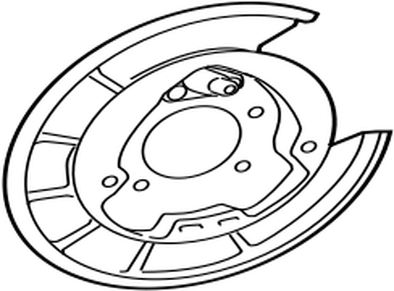 46504-42040 Toyota Plate sub-assy, parking brake, lh 4650442040, New ...