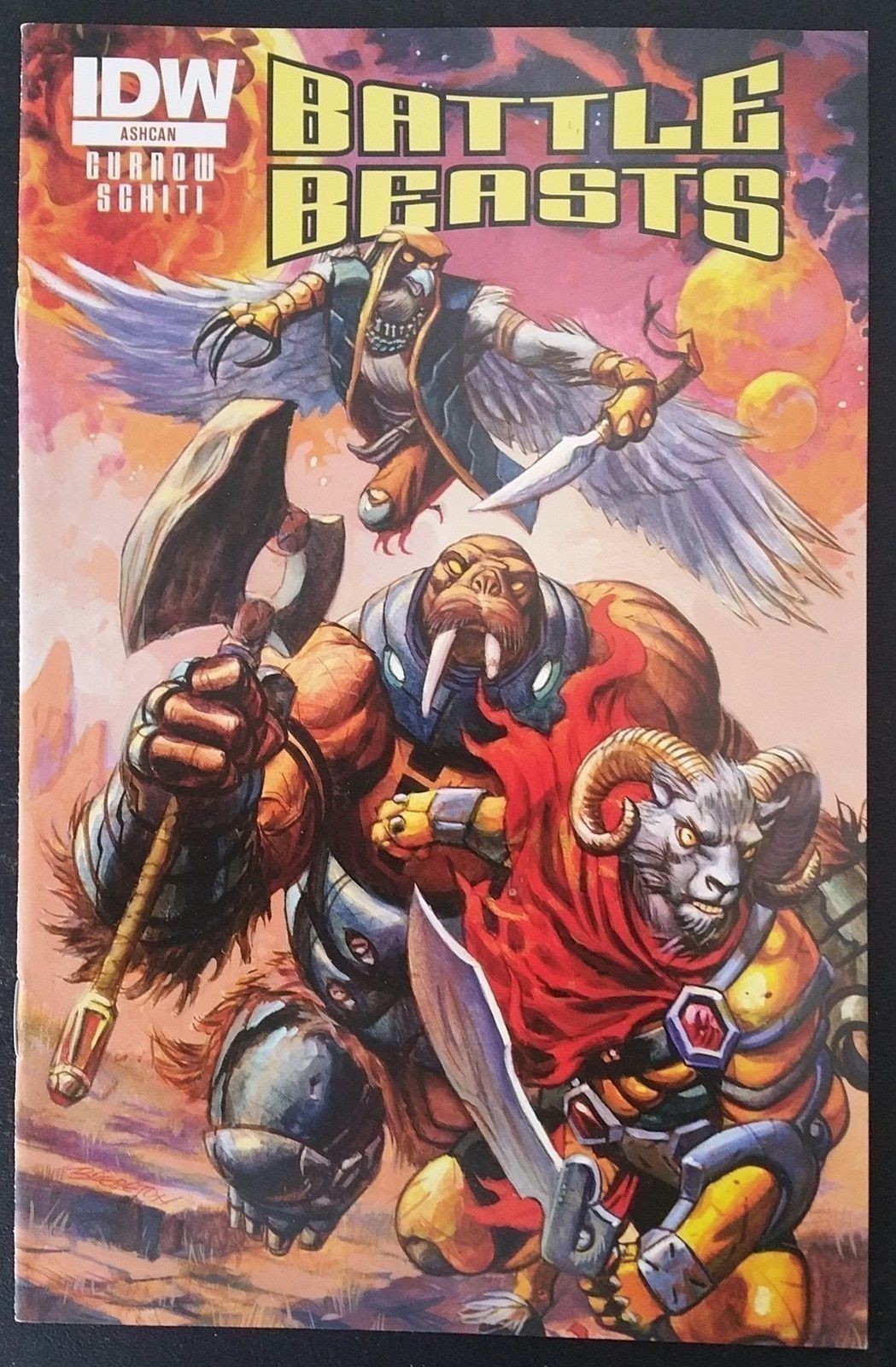 IDW SDCC Comic-Con Exclusive Battle Beasts Ashcan Comic !! | eBay