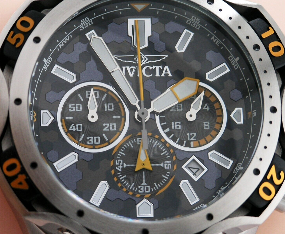 NEW INVICTA 47756 VENOM COMBAT CHRONOGRAPH BLACK CAMOUFLAGE WATCH STEEL ...