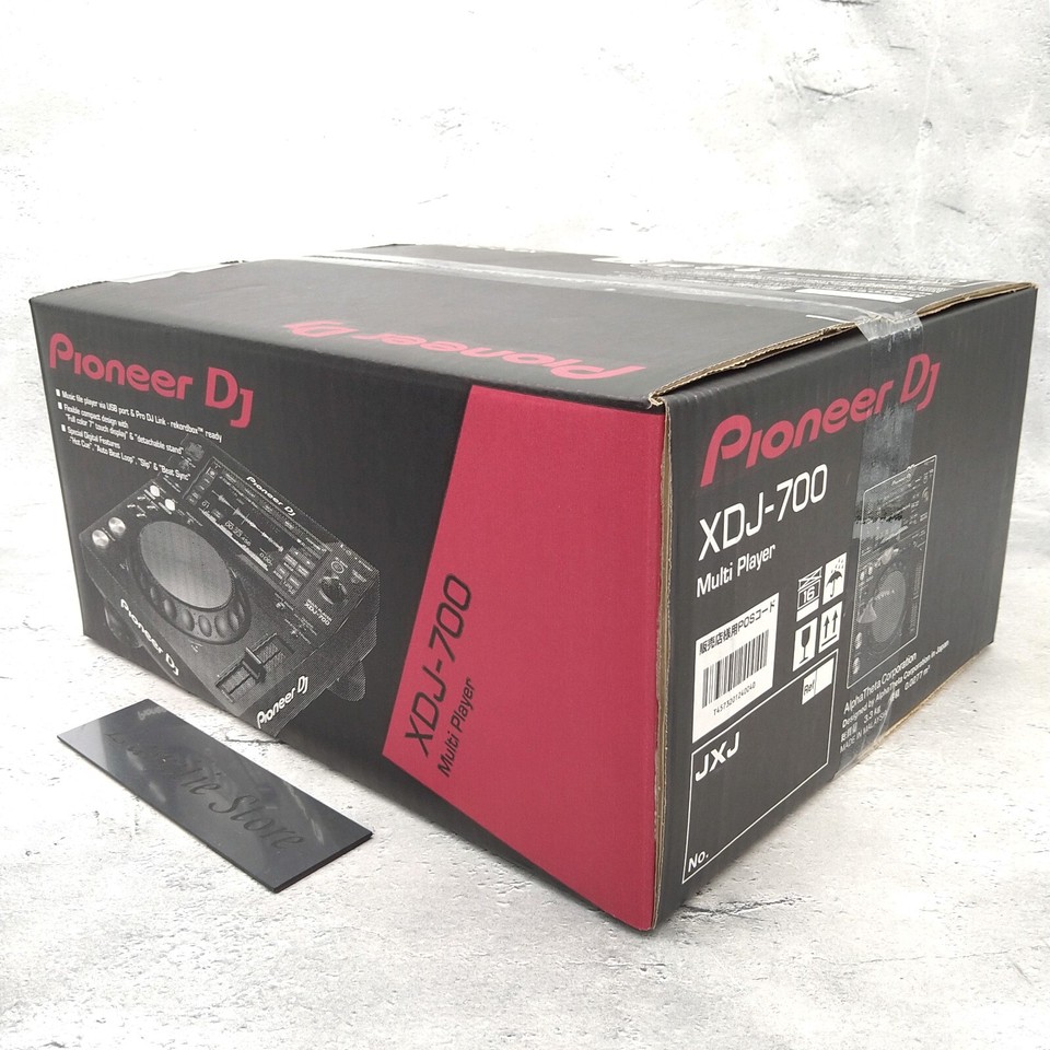 Pioneer XDJ-700 Rekordbox Compact Digital Deck Tabletop Player ...