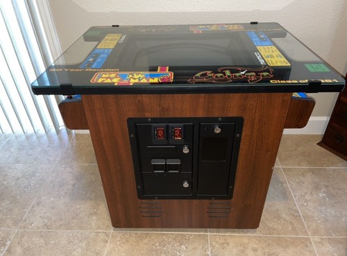 NAMCO ~ CLASS OF 1981 GALAGA & MS PACMAN COCKTAIL TABLE ARCADE 2 GAMES ...