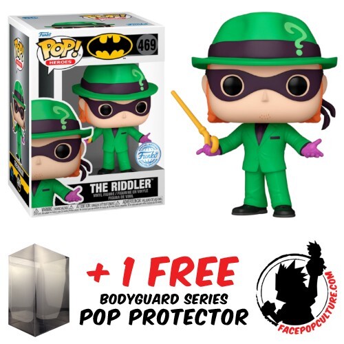 FUNKO POP VINYL DC BATMAN ARKHAM SERIES THE RIDDLER #469 EXCLUSIVE ...